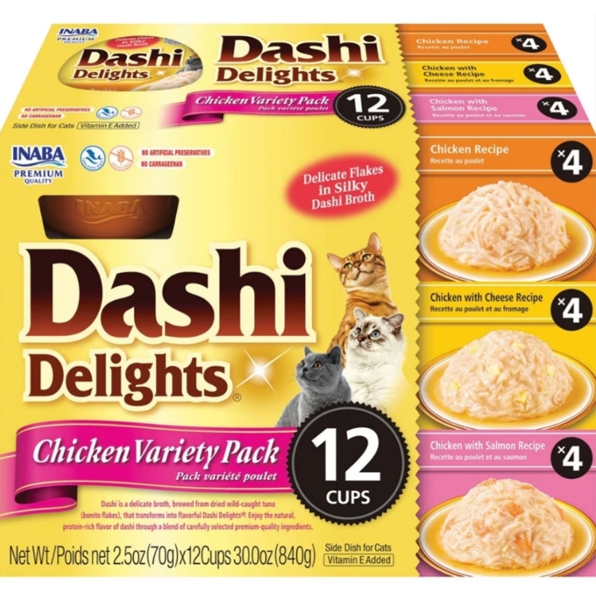 Inaba Dashi Delights Flakes In Broth Variety Pack– Pet Supplies