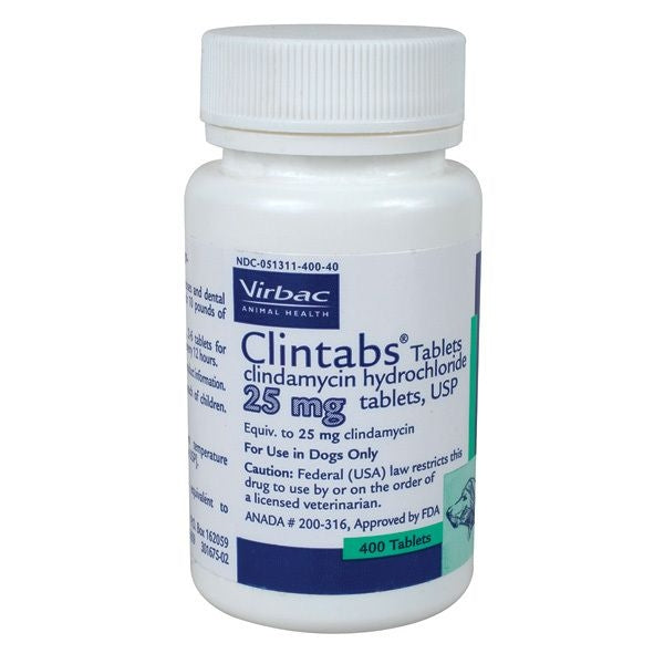 Clindamycin 25mg Tablets– 1800PetSupplies.com