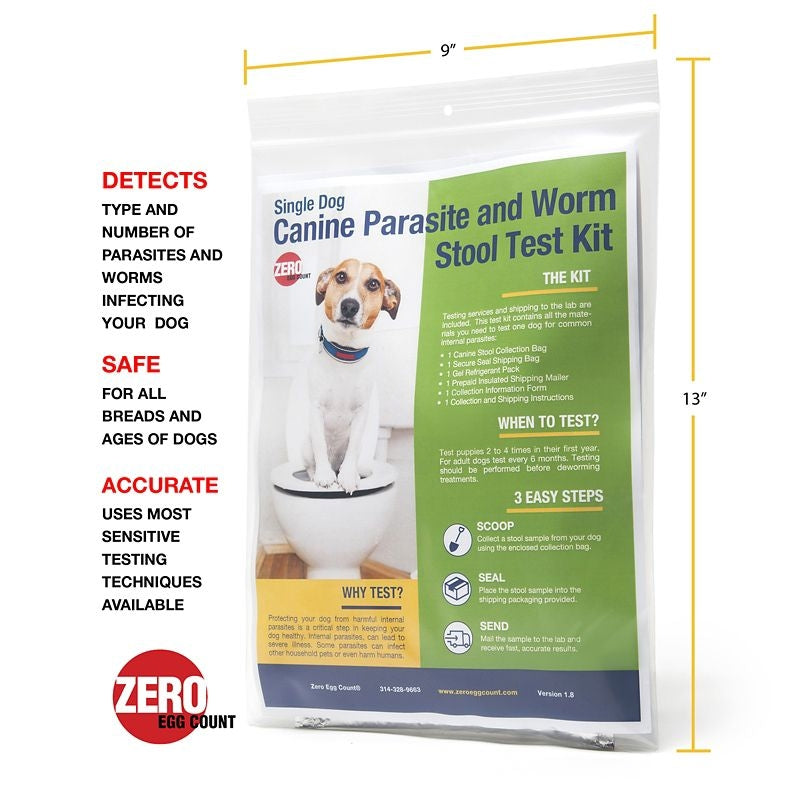 Zero Egg Count Dog Parasite Test Kit – Pet Supplies