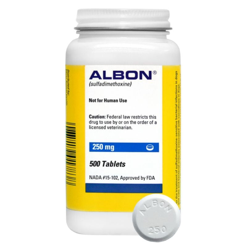 Albon 250mg Tablets– Pet Supplies